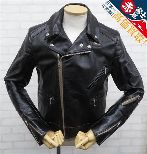 Lewis Leathers Europe ベジタブルカウハイド ルイスレザー ベジカウ ヨーロッパ ライダース 古着を高く売るなら赤