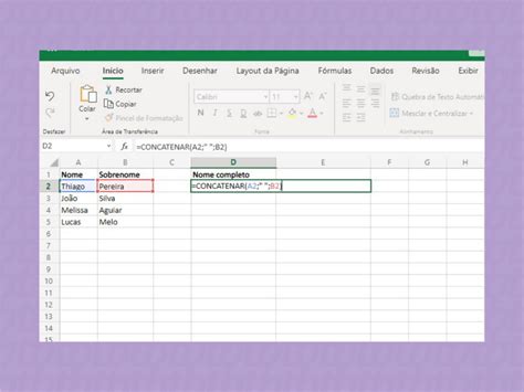 Como Usar A Função Concatenar No Excel Tecnoblog