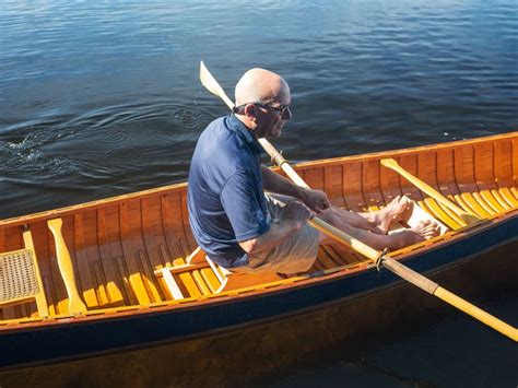 setting up a canoe for rowing canoe rowing old town canoe