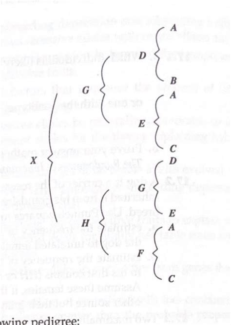 Solved Genetics Question Given The Following Pedigree A