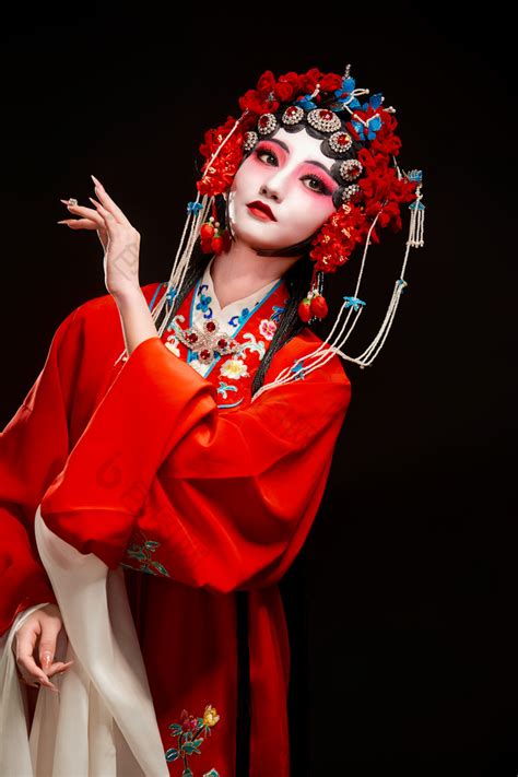 国粹戏曲京剧昆曲青衣旦角形象的中国少女图片 包图网企业站