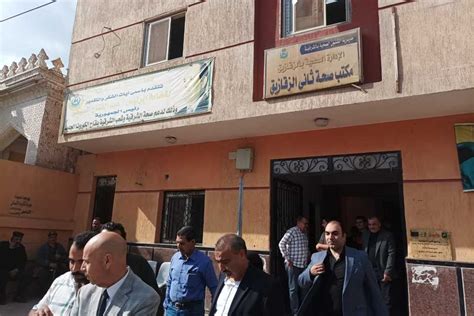 وكيل صحة الشرقية يفتتح المقر الجديد لمكتب فحص المشتغلين بالأغذية