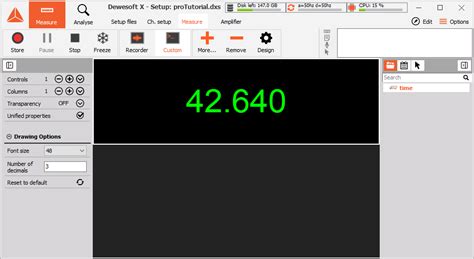 C Widget Plugin Dewesoft