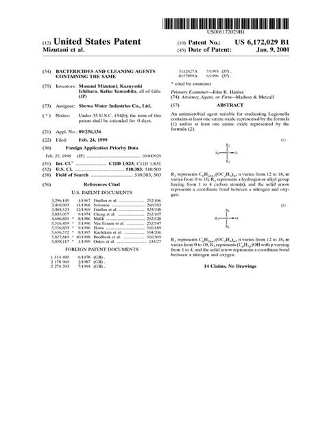 Bactericides And Cleaning Agents Contain Pdf