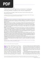 Efficacy Of Smp In Gigantomastia Surgery Pdf Medical Specialties