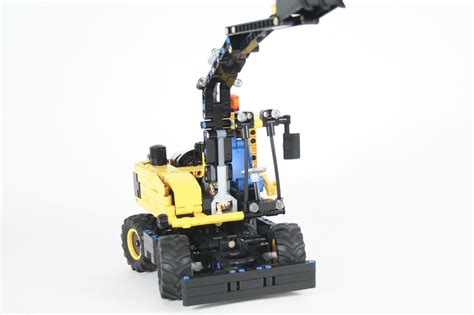 Lego Moc Wheeled Excavator By Thirdwigg Rebrickable Build With Lego