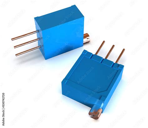 Adjustable Trimmer Potentiometer Stock Illustration Adobe Stock