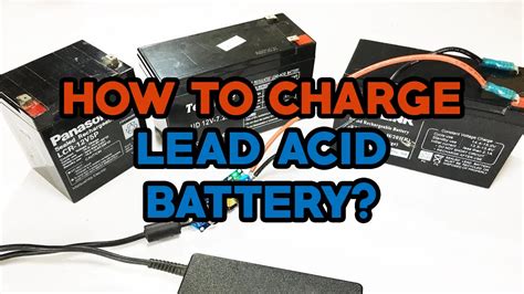 How To Charge Lead Acid Battery [explained]