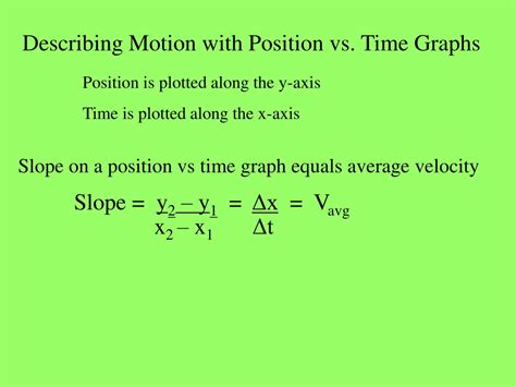 PPT Describing Motion With Graphs PowerPoint Presentation Free Download ID 9607047