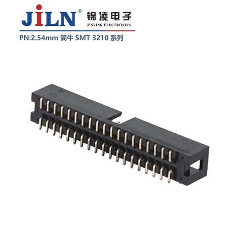 Jiln Sample Customized 254mm Pitch 3210 Box Header Connector Smt Cap