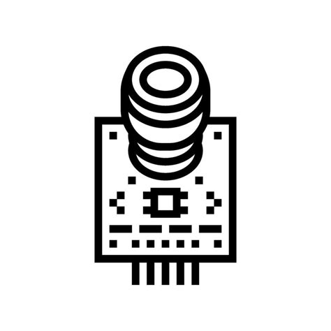 Co2 Sensor Module Line Icon Illustration 65963582 Vector Art At Vecteezy