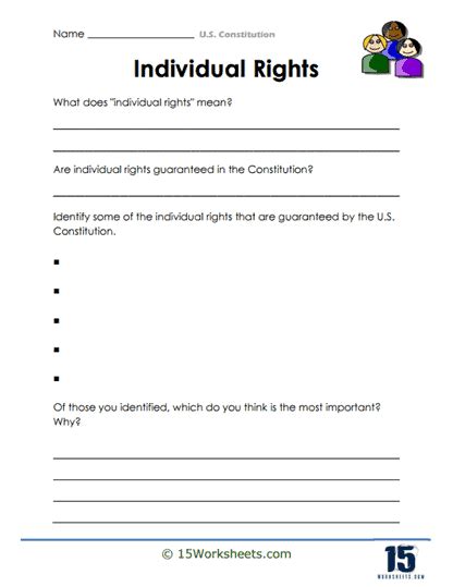 Us Constitution Worksheets 15