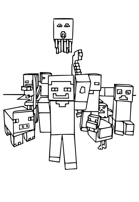 Ilmaisia Tulostettavia Minecraft Siemenet Värityskuvia Arkki Ja Kuva