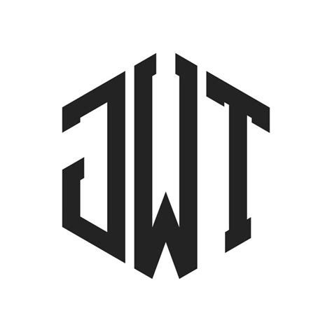 Premium Vector Jwt Logo Design Initial Letter Jwt Monogram Logo Using