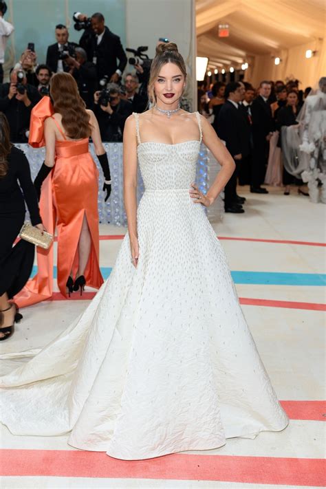 Miranda Kerrs Met Gala 2023 Look Details Vogue Australia