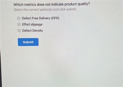 Which Metrics Does Not Indicate Product StudyX