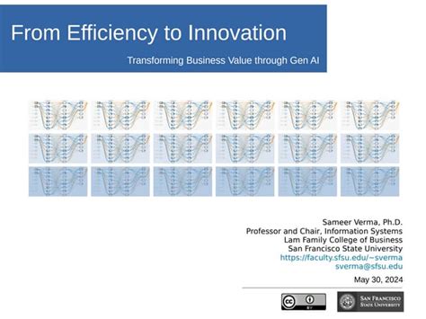 From Efficiency To Innovation Transforming Business Value Through Gen Ai Ppt