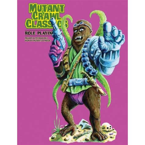 Mutant Crawl Classics Role Playing Game Slipcase Limited Edition