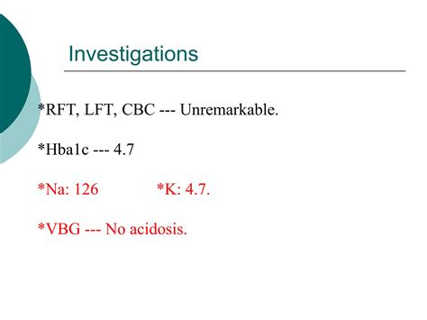 Hypoglycemia Case Presentation And Work Up Ppt