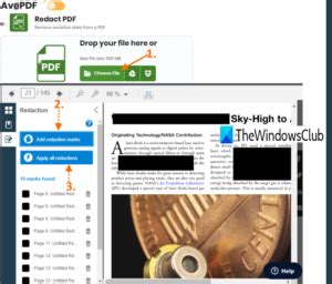Redact PDF Using Free PDF Redaction Software And Services