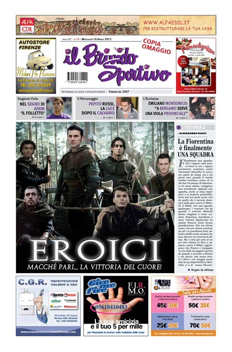 Il Brivido Sportivo N 14 Del 10 04 2013 By Sportmedia Group Issuu