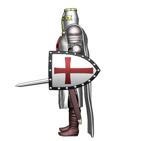 Stl File Crusader Infantry 3 🏰 ・3d Printer Model To Download・cults