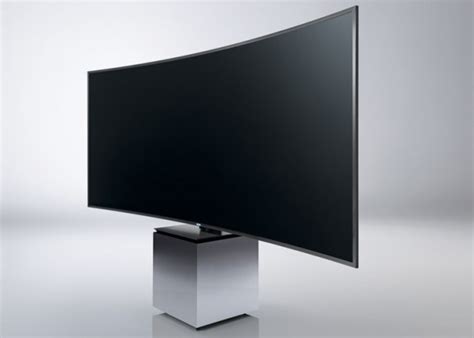Yves Behar Mounts Samsungs Curved Tv On A Pedestal