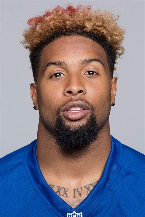 Odell Beckham Jr Portrait Poster Odell Beckham Jr Haircut Haircuts