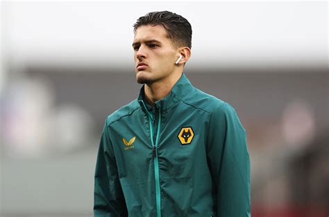 Justin Hubner Of Wolverhampton Wanderers Inspects The Pitch Prior To