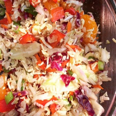 Crunchy Asian Ramen Noodle Salad The Weekday Gourmet Recipe Salad
