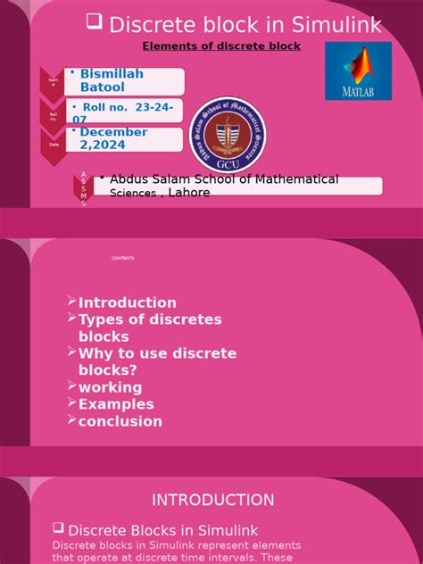 discrete block in simulink 1 pdf discrete time and continuous