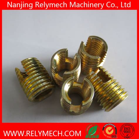 Type Slotted Self Tapping Thread Insert With Zinc Plated China Thread Insert And Self Tapping