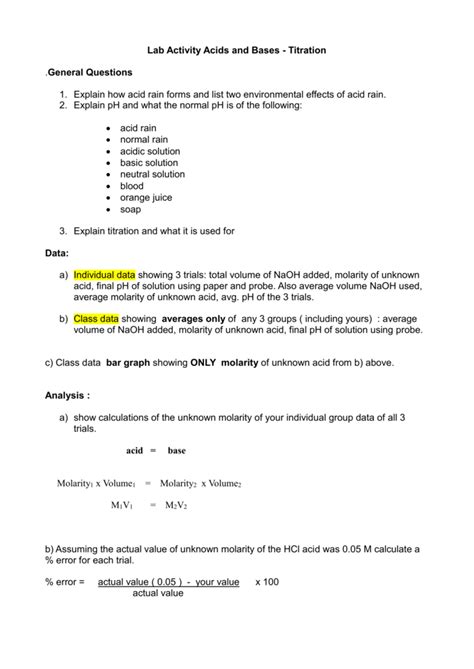 Lab Activity Acids And Bases Questions Docx