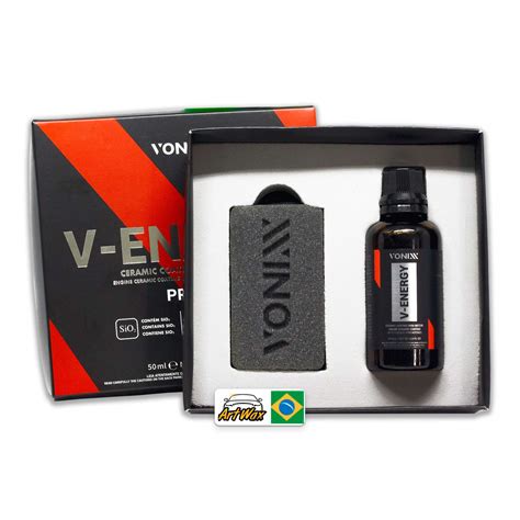Vonixx V Energy 50ml Ceramic Coating Para Motor Com Sio2