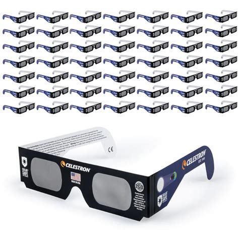 Celestron Eclipsmart Solar Eclipse Glasses 50 Pack