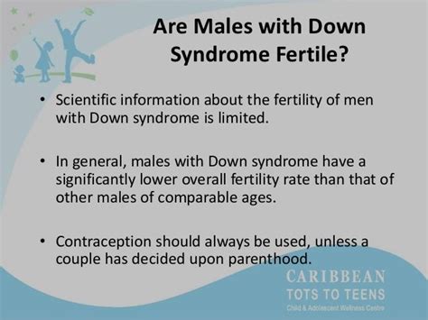 Physical And Sexual Development Of Individuals With Down Syndrome