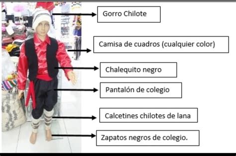 🇨🇱traje Chilote Para El Baile Directiva 7mo Básico 2024