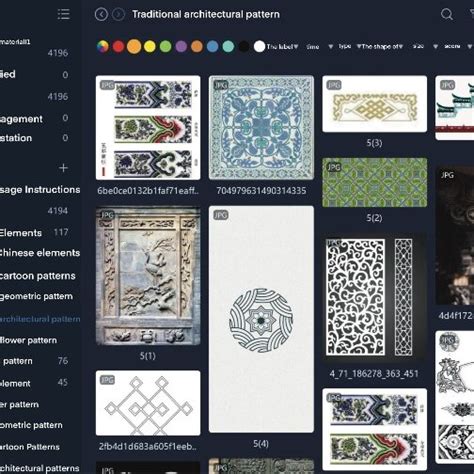 Chinese Element Pattern Database A Download Scientific Diagram
