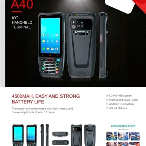 Jual Scanner Kassen A40 Pda Mobile Barcode Reader Android Portable Di Seller Tokoberkatsejati