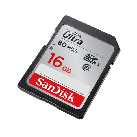 Karta Pamięci Sandisk Ultra Sdhc 16gb 80mb S Uhs I Class 10 Fotoforma Pl