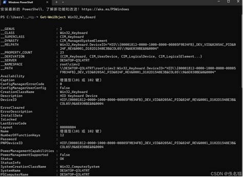 Get Wmiobject 命令使用 Csdn博客