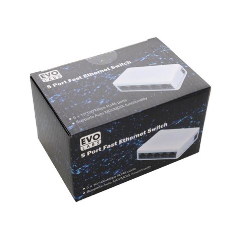 Evo Labs 5 Port 10 100 Fast Ethernet Switch Pudsey Computers