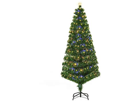 Árbol De Navidad Con Luz 830 061 Homcom Verde Mediamarkt