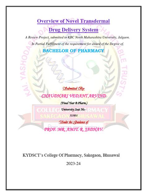 Vedant Chaudhari Pdf Topical Medication