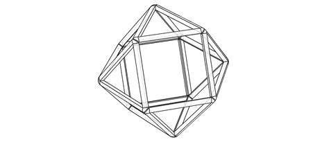 Stl File Wireframe Shape Cuboctahedron・3d Print Design To Download・cults