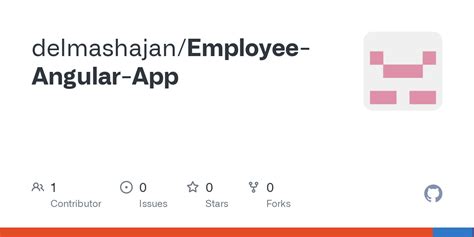 Github Delmashajanemployee Angular App