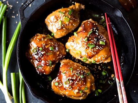 Sticky Honey Baked Garlic Chicken