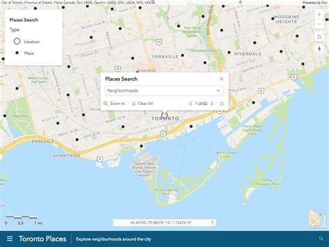 styler map of the week toronto places 2d and 3d esri community