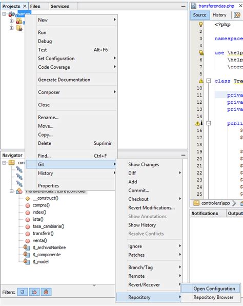 Padres Del Software Libre Configurar Usuarios De Git En Netbeans
