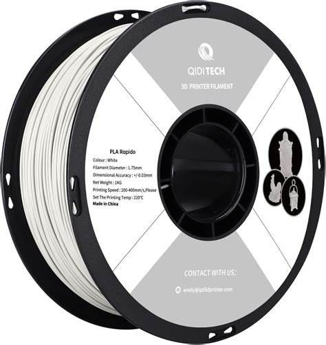 QIDI TECH PLA Rapido Filament 1 75mm 3D Drucker Filament PLA Geeignet